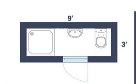Small Bathroom Floor Plan With Toilet Sink And Shower Stall