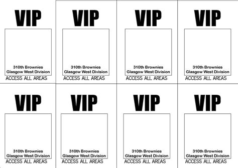 Backstage Pass Template Fasrwinter