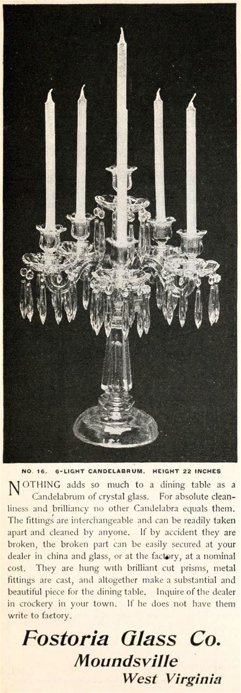 Vintage Fostoria Glass 100 Gorgeous Patterns Colors And Styles Of The