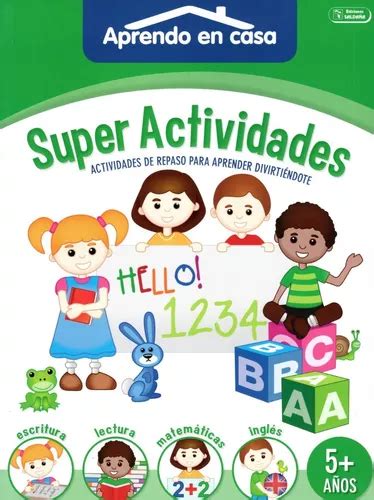 Libro Super Actividades Repaso Aprendo En Casa 5 6 Años Mercadolibre