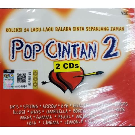 Pop Cintan Koleksi Lagu Lagu Balada Cinta Sepanjang Zaman Cds Shopee Malaysia