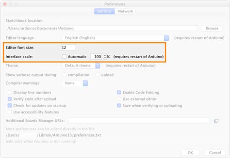Change Text And Display Size Settings In Arduino IDE Arduino Help Center