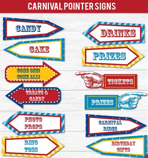 Printable Carnival Sign Printablelib