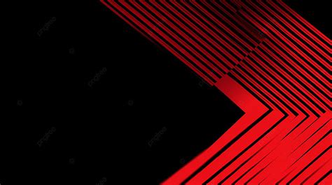 Abstract Red Black Metallic Arrow Speed Direction Geometric Design Modern Technology Futuristic