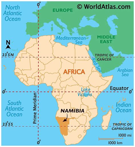 Namibia Maps And Facts World Atlas
