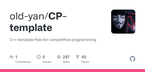 Github Old Yan Cp Template C Template Files For Competitive Programming