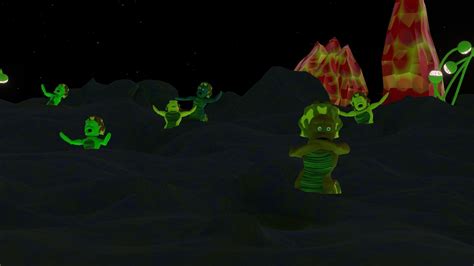 Alien Slug Free 3d Model Rigged Cgtrader