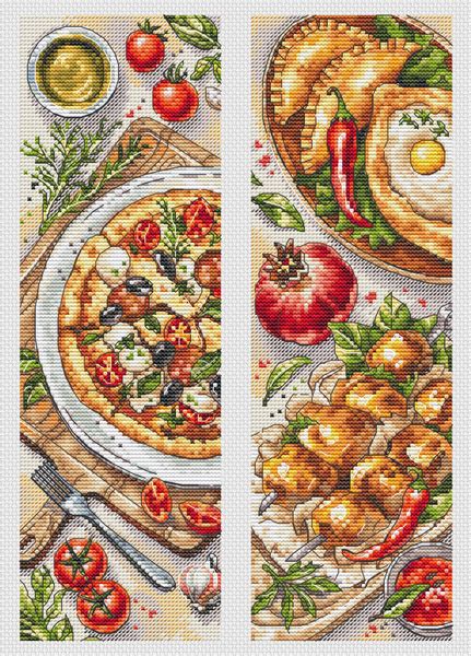 Набор для вышивания крестом Скатерть - самобранка. Итальянская и ...