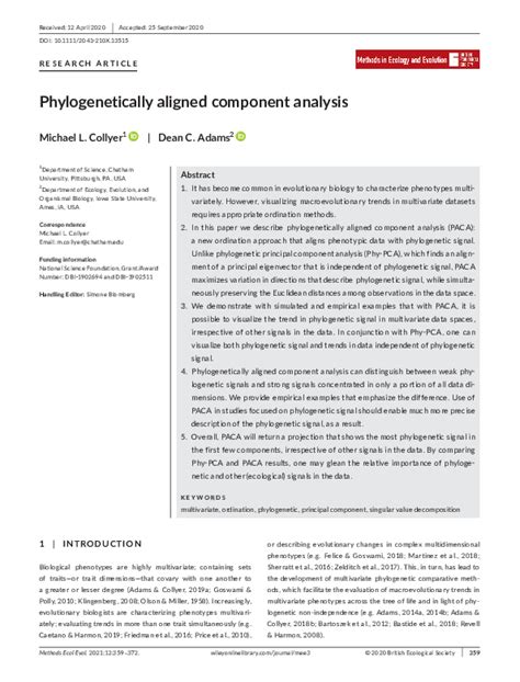 pdf phylogenetically aligned component analysis