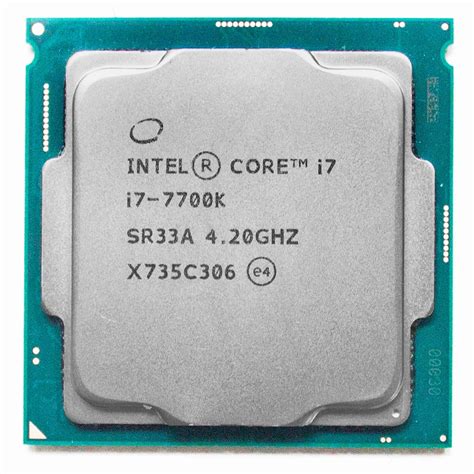 Intel 7th Gen Intel Core Desktop Processor Intel Core I7 7700k 7700k