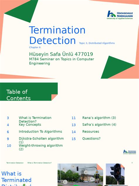 Termination Detection Topic 3 Distributed Algorithms Chapter 6 Pdf Transmission Control