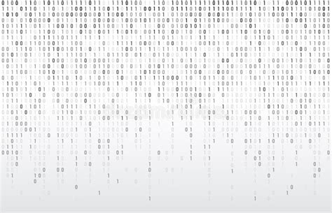 Binary Matrix Computer Data Code Vector Seamless Background Stock