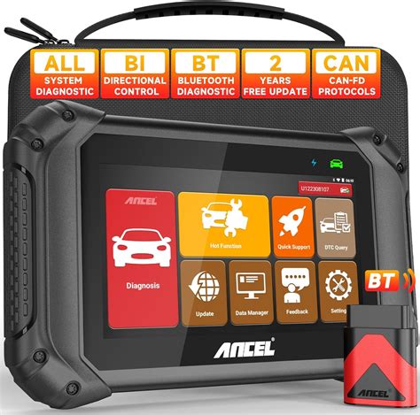 Ancel Obd2 Scanner V5bt Us All Systems Bidirectional Scan Tool