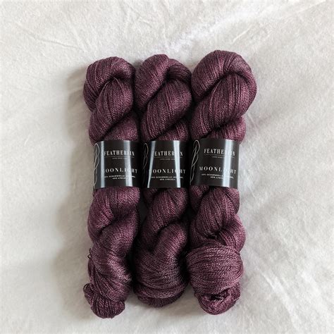 Moonlight Ruby Featherfin Yarn