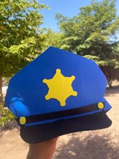 Gorro De Policia Para Imprimir