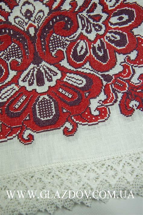 Вишитий хрестиком весільний рушник Дерево життя від виробника ТМ Глаздов Cross Stitch Art