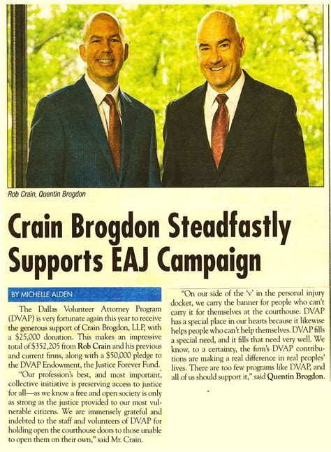 Quentin Brogdon On Linkedin This Year Crain Brogdon Llp And Firm Partners Rob Crain And Quentin…
