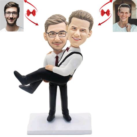 Same Sex Wedding Custom Bobbleheads Same Sex Wedding Custom Bobbleheads
