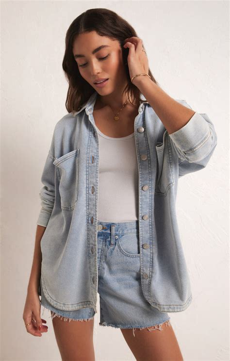 All Day Knit Denim Jacket Z Supply