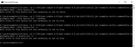 Inspired By Actual Events Java Command Line Interfaces Part JOpt Simple