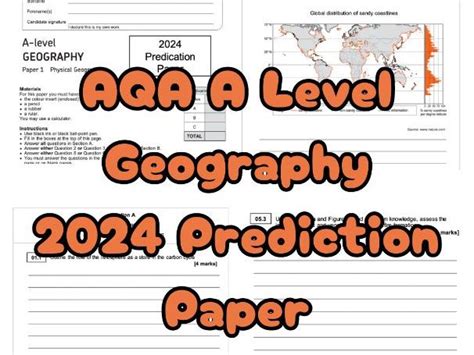 Aqa A Level Geography 2024 Prediction Paper Water Carbon Coasts And
