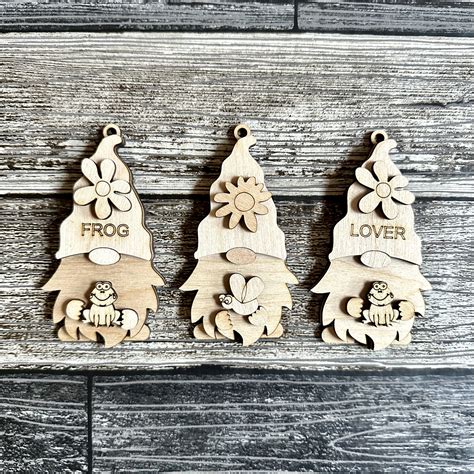Frog Lover Gnome Ornaments Gnome And Backyard
