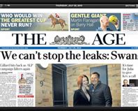 The Age Newspaper Replica