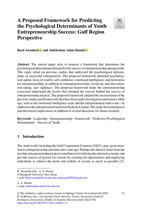 Pdf A Proposed Framework For Predicting The Psychological