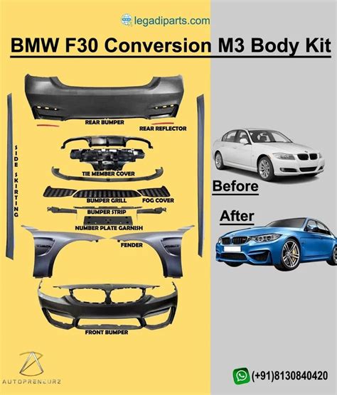 Conversion Kit For F30 To M3 Body Kit Quality Products Made In At