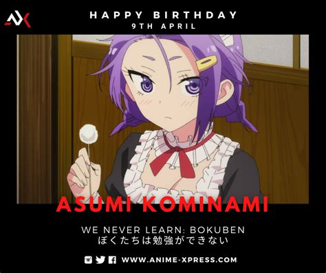 Anime Xpress ️ Happy Birthday To Asumi Kominami From We