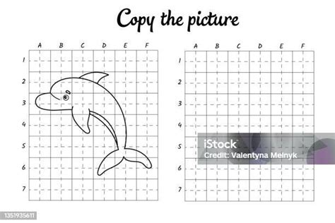 그림을 복사합니다 그리드로 그립니다 아이들을위한 색칠 공부 책 페이지 필기 연습 그리기 기술 훈련 인쇄 가능한 워크시트 를 개발하는 교육 활동 페이지입니다 귀여운 만화 벡터
