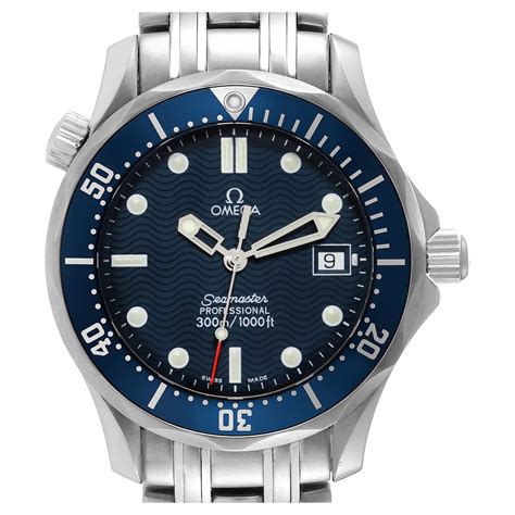 Omega Seamaster Diver 300m Quartz Midsize Black Dial Mens Watch 226250