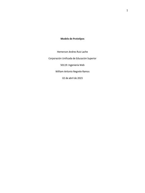Modelo De Prototipos Pdf Software Ingeniería De Software