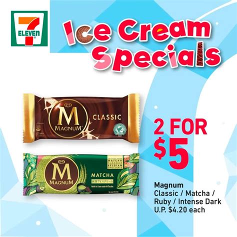 7 Elevens Ice Cream Special Runs Till 8 June Includes Ben And Jerrys