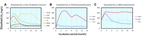 A Dissolved Co 2 At Water Sediment Interface Between 0 And 1 Cm Download Scientific