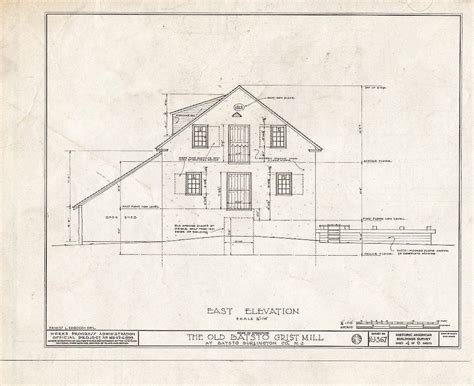 Historic Pictoric Blueprint Habs Nj3 Bato9 Sheet 4 Of 9 Richa