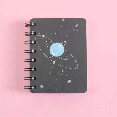 Mini Planet Loose Leaf Hand Book Notebook Diary Bl Vicedeal