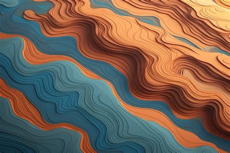 Premium Photo Contour Line Like Map Geological Abstract Background