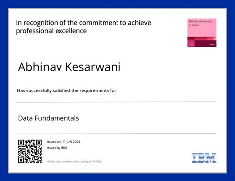 abhinav kesarwani on linkedin ibm datascience learningjourney datafundamentals bigdata…