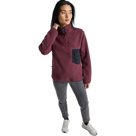 Burton Cinder Fleece Pullover Womens Clothing