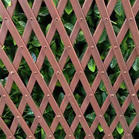 Siepe Sintetica Con Foglie In Pe Su Traliccio Estensibile Divy Trel