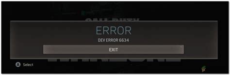 Fix Dev Error 6634 Call Of Duty Modern Warfare On PC PS5 And Xbox