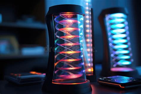 Dna Storage Devices Connected To A Digital Interface Stock Illustration
