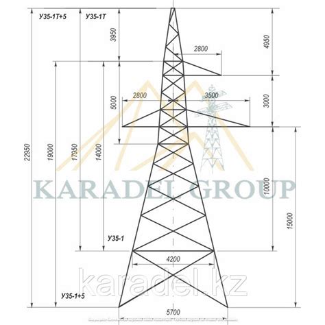 Анкерно-угловая опора У35-1Т - karadel-m