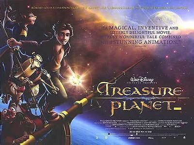 Treasure Planet Movie Poster Uk Quad Walt Disney 30 X 40 Inches
