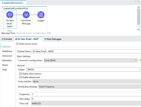 trigger flow on new email received email connector