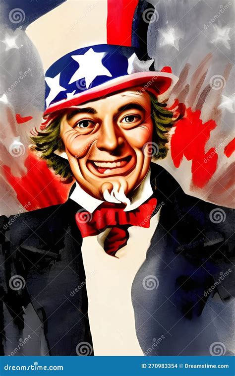Ai Uncle Sam Stock Illustration Illustration Of Costume 270983354