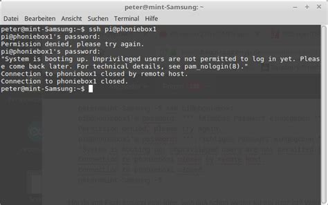 Ssh Login System Is Booting Up Unprivileged Users Are Not Permitted To Log In Yet Please Come