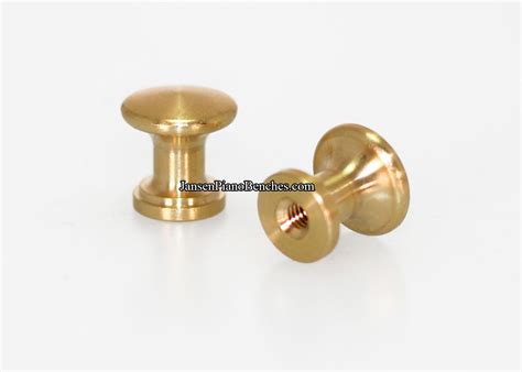 Brass Piano Desk Knobs Fallboard Lid Knobs Jansen Piano Benches