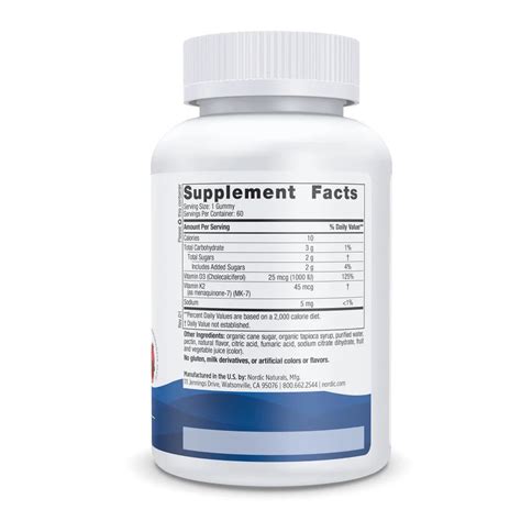 Vitamin D3k2 Gummies Middle Path Medicine